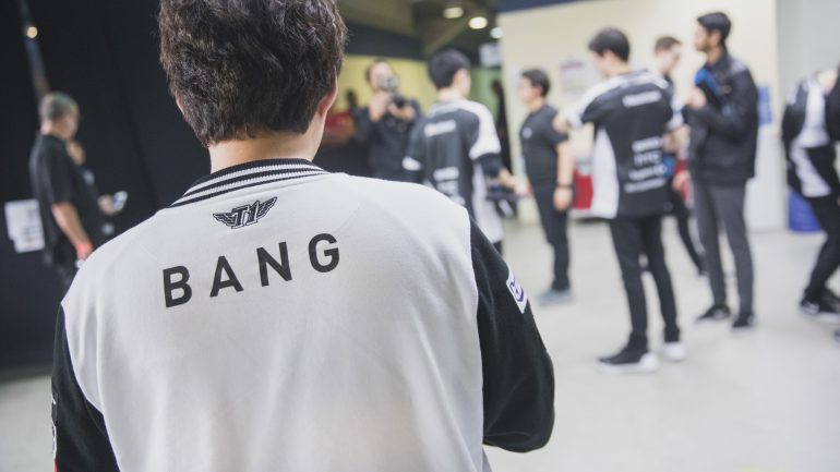 Bang makes appearance in LCK, joins SKT T1's lineup as a joke | Dot Esports