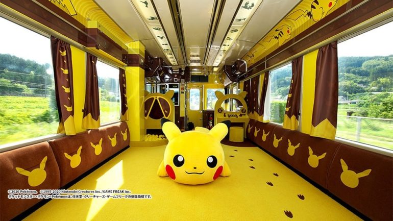 This Pikachu-filled train in Japan is a Pokémon fan's dream | Dot Esports